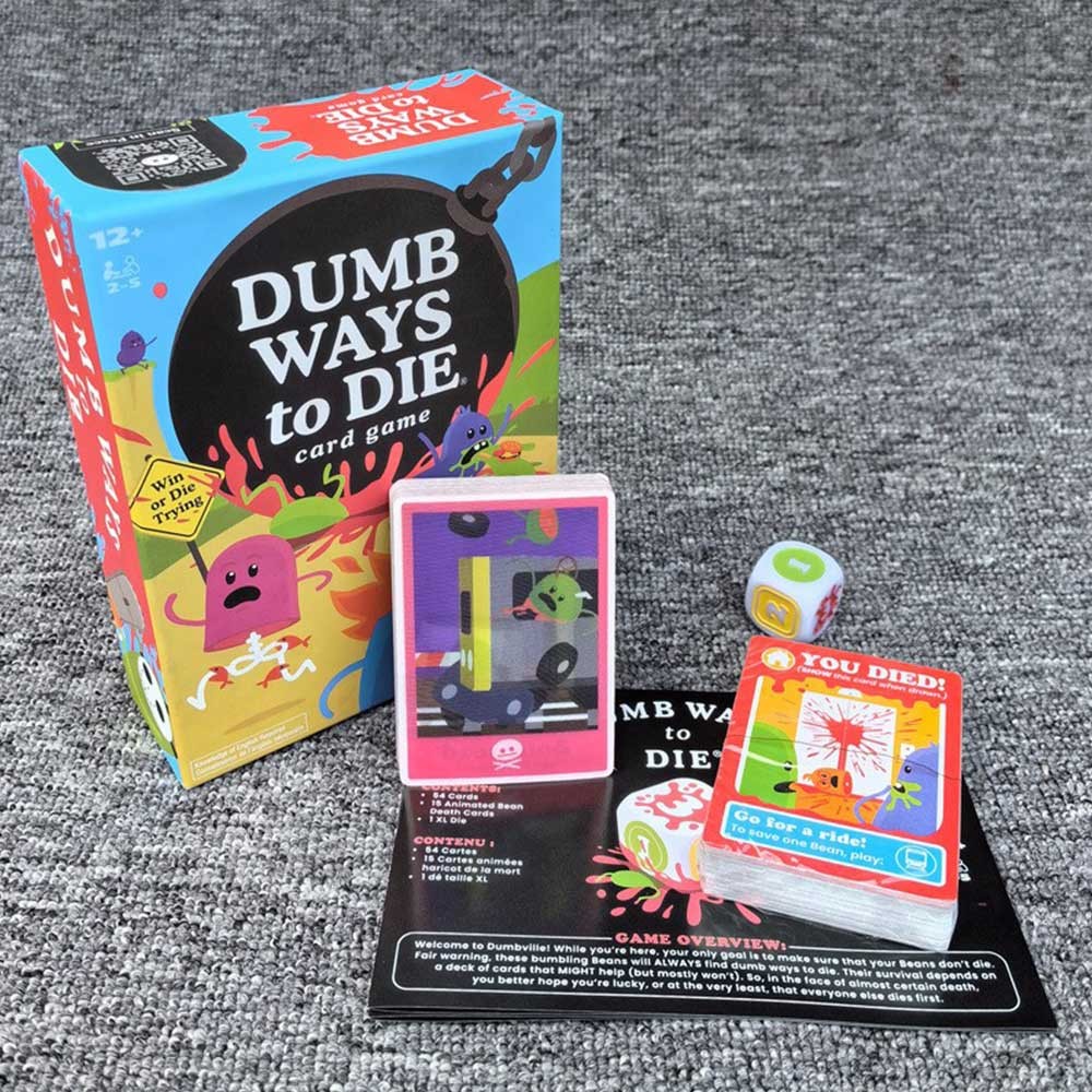 Spinmaster Games Dumb Ways to Die Card Game | Shopee Philippines