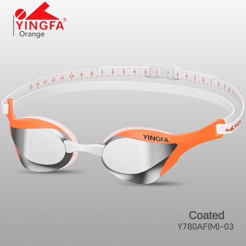 YINGFA Racing Swimming Goggles Silicone Gel Waterproof Anti-Fog Adult ...
