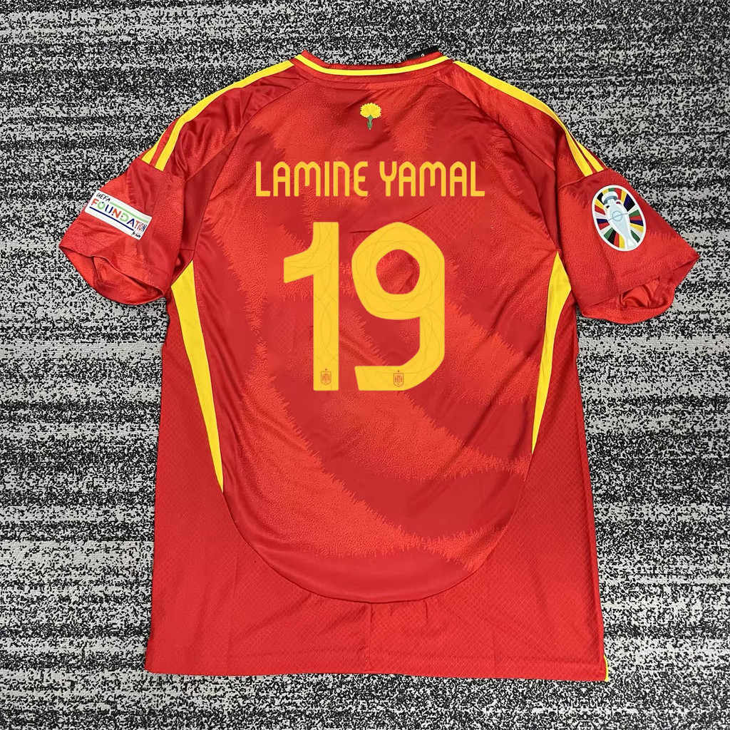 2024 Spain Jersey No. 16 Rodri National Team Home and Away Tops ...