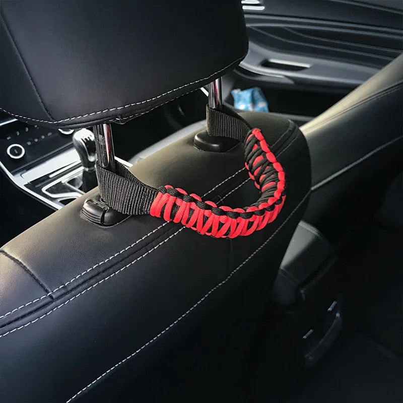 Car Headrest Grab Heavy Duty Hand Made Seat Mount Grab Security Handle ...