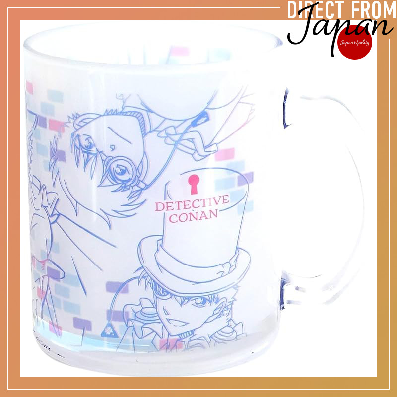 Detective Conan Character Glass Mug - 320ml Line Art Japan Made ...
