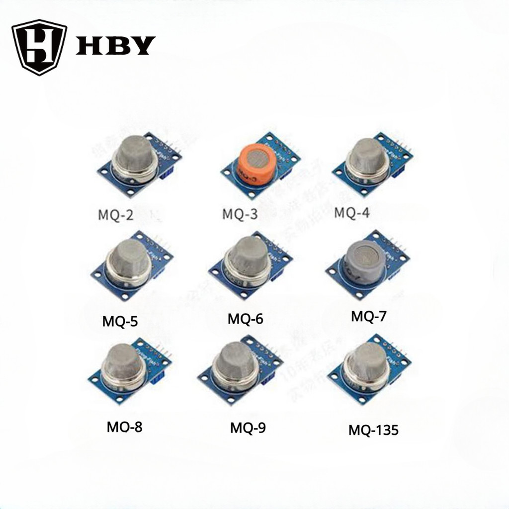 MQ Gas Detector Sensor MQ-2 MQ-3 MQ-4 MQ-5 MQ-6 MQ-7 MQ-8 MQ-9 MQ-135 Air Quality Smoke Alcohol ...