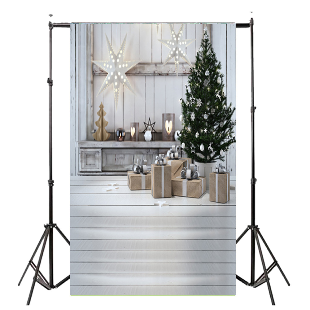 3*5FT Christmas Tree Backdrop Vinyl Studio Photography Background Photo ...