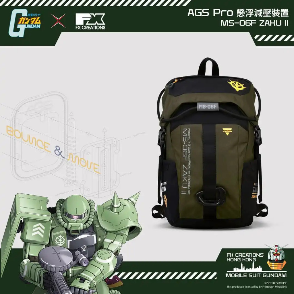 [fxcreationsph] FXCREATIONS - MS-06F ZAKU II AGS PRO BACKPACK | Shopee ...