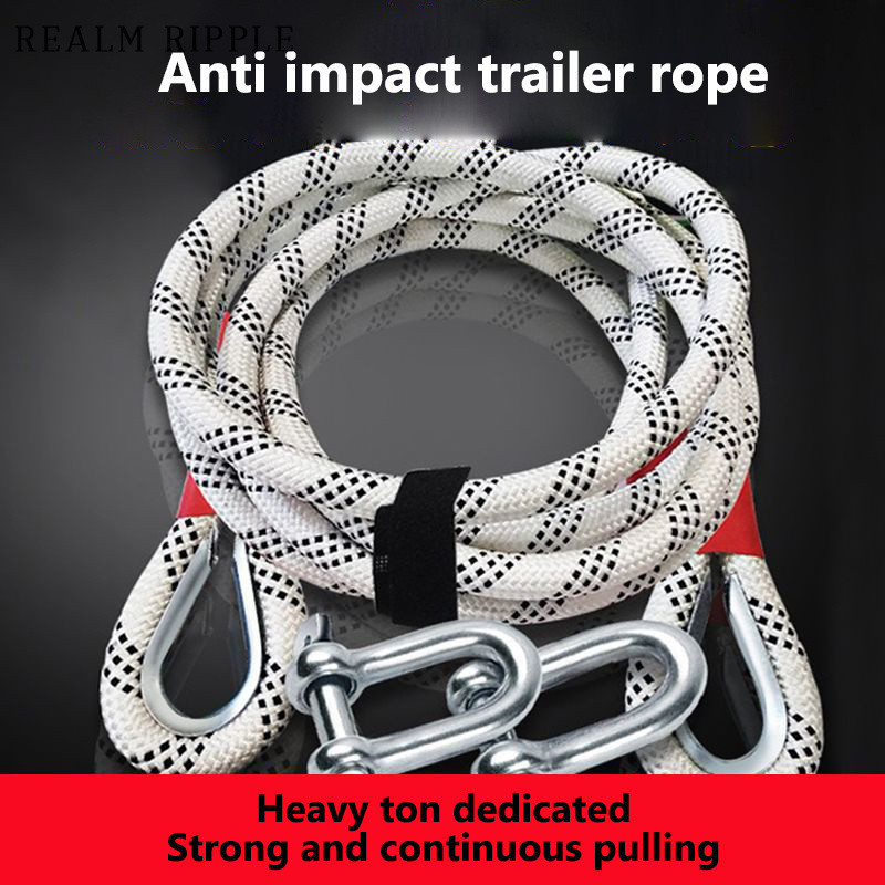 Multiple Sizes Car Outdoor Off-road Trailer Tow Rope Emergency Rescue ...