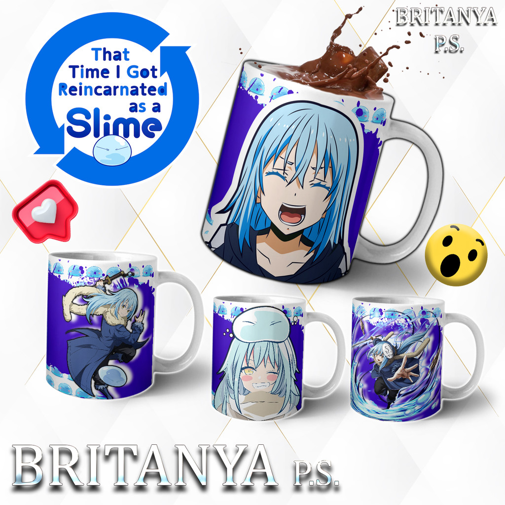 THAT TIME I GOT REINCARNATED AS A SLIME ANIME MUG DESIGN | Shopee ...