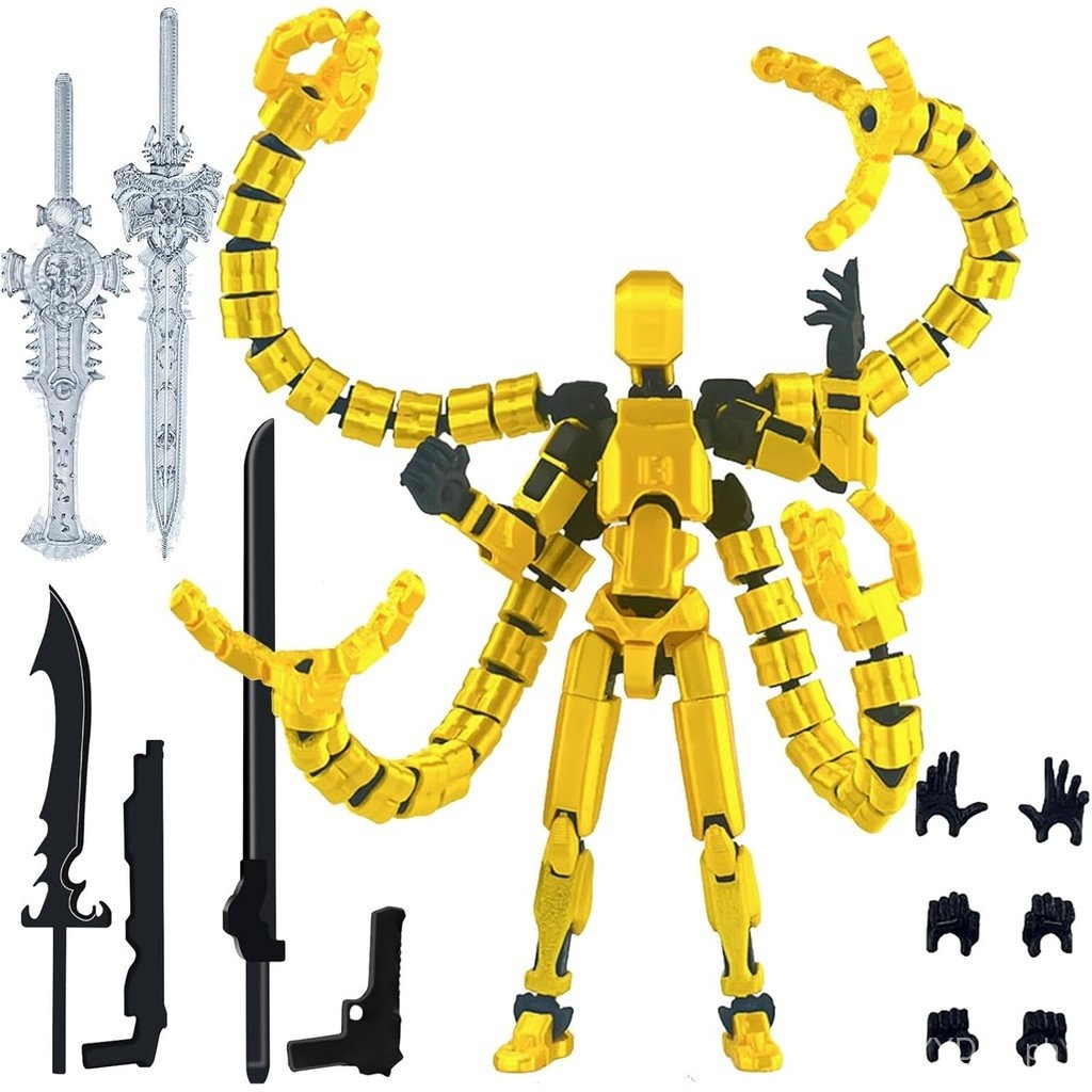 T13 Action Figure Already Assembled,Lucky 13 3D Printed Action Figure ...