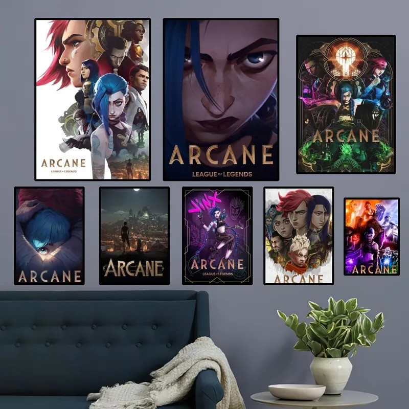 Arcane L-LOL Poster decor at the home living room bedroom aesthetic Art ...
