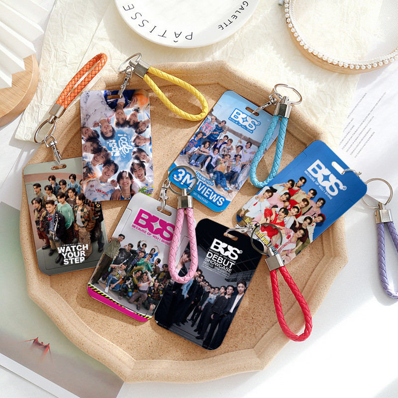 Bini Lanyard Work Keychain Jollibini School Card Girl Accessories Card ...
