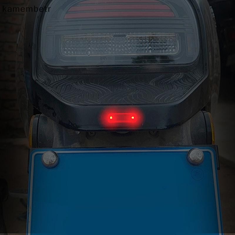 ka Mini LED Solar Power Car Warning Light Night Security Simulated ...