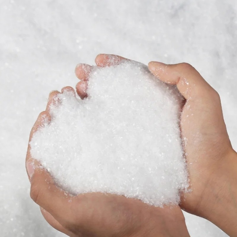 Fake Snow Queen Christmas Crafts Fluffy Snowflakes Winter for Party Dry ...