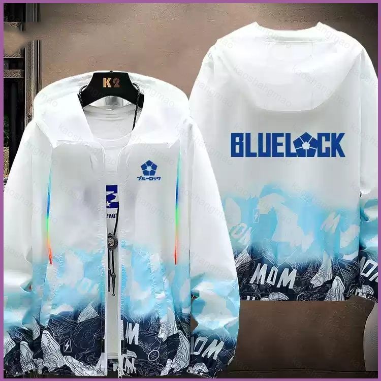 5y BLUE LOCK Mikage Reo Isagi Yoichi hooded sun protection coat UPF 50 ...