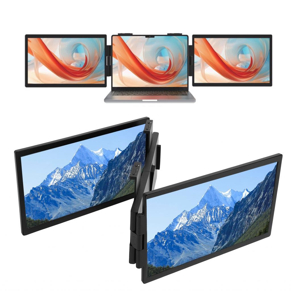 Maib 14 Inch Dual Screen Extender 1080P FHD IPS Multiple Display Modes ...