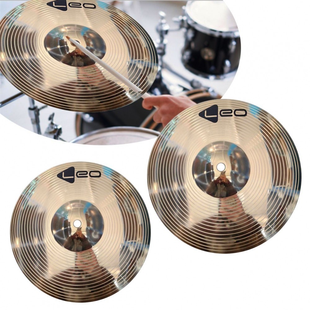 Vivid Metallic Luster 10 Inch Drum Brass Cymbals Percussion Splash ...