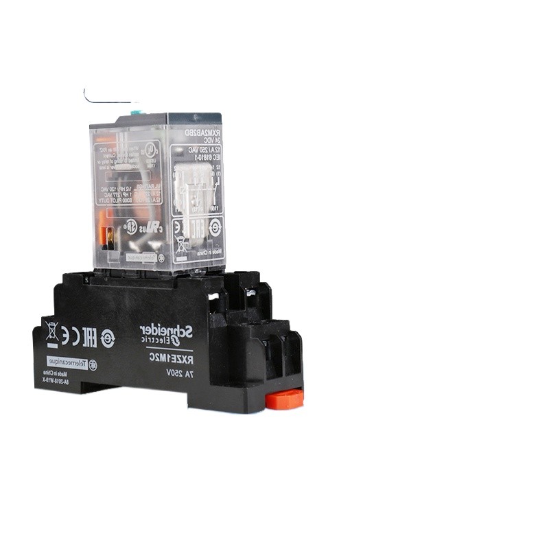 ˇ~Schneider intermediate relay 24V DC 220V AC miniature small 12V volt ...