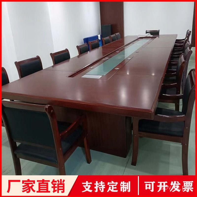Large Conference Table Long Table Painted Rectangular High-End ...