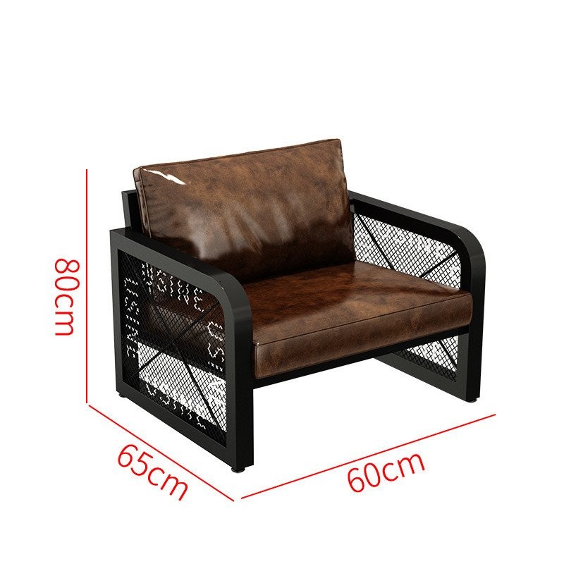 Bar Booth Sofa Retro Industrial Style Tavern Tea House Qingba BBQ ...