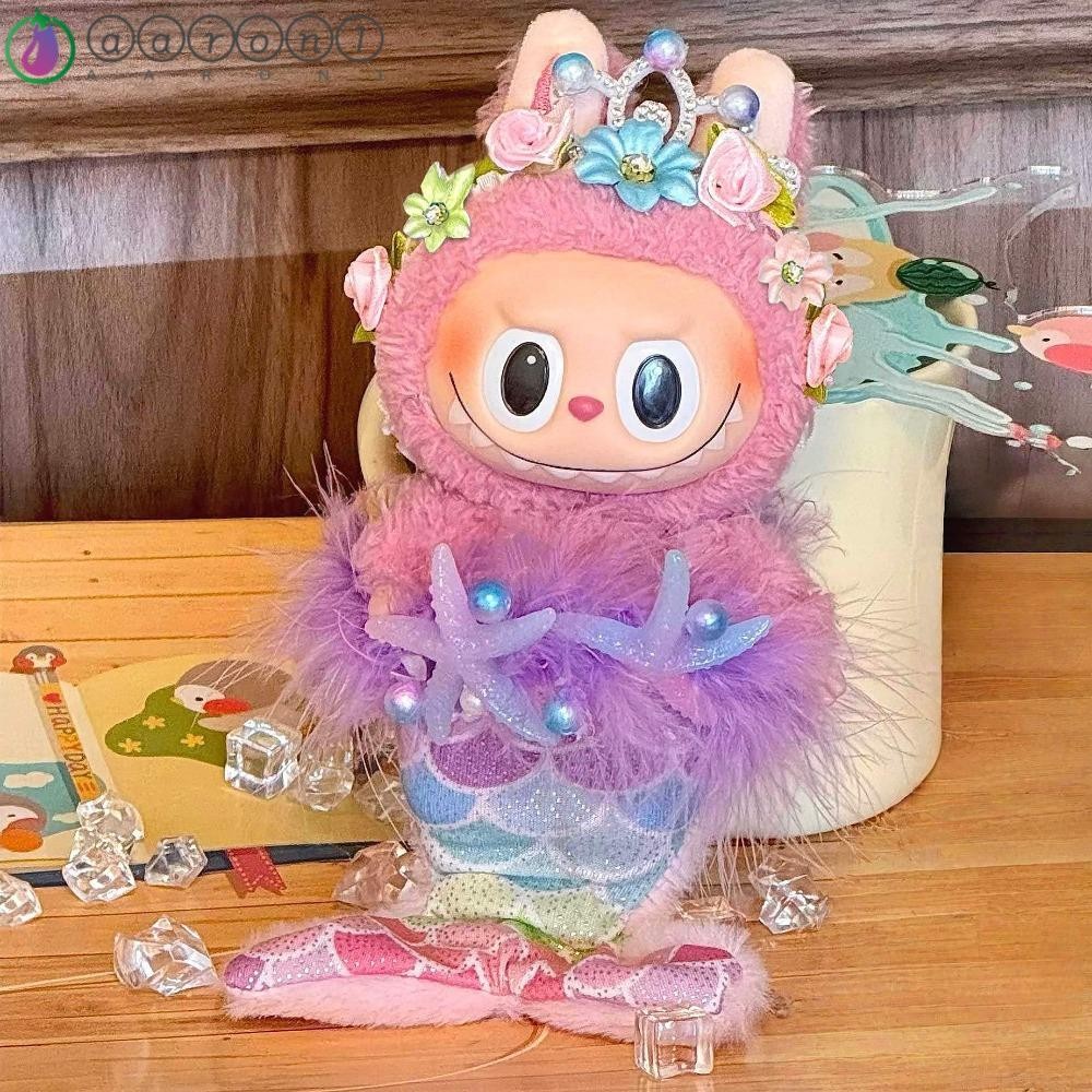 AARONB 17cm Labubu Clothes, Mermaid Joker Labubu Doll's Clothes ...