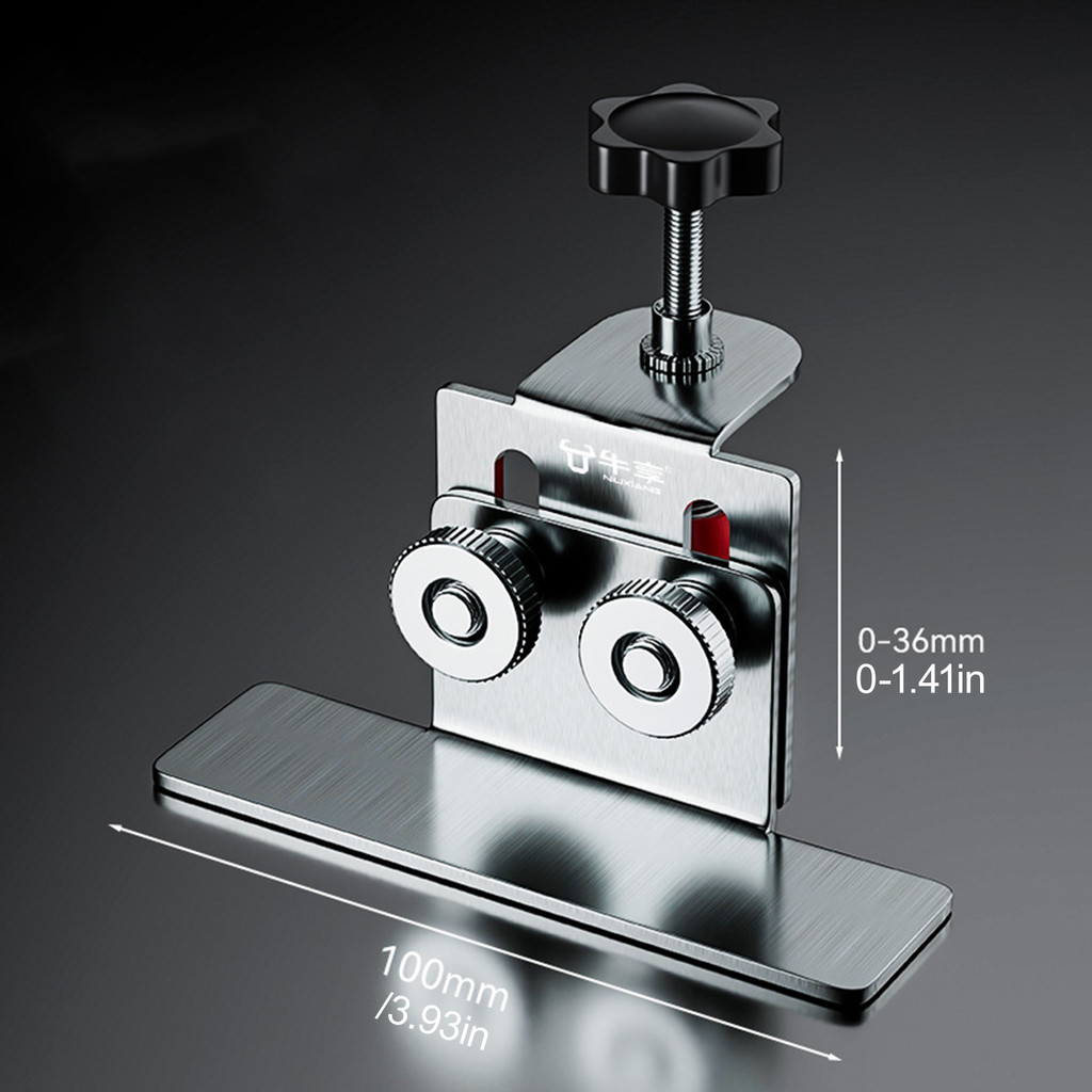 (Polaris) 1pc Stainless Steel Cabinet Door Mounting Jig-Adjustable ...