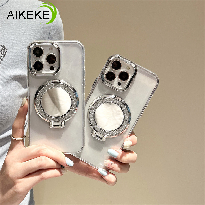 Glitter Mirror Stand Casing For Infinix Hot 50 Pro Plus 40 Pro 50i 40i ...