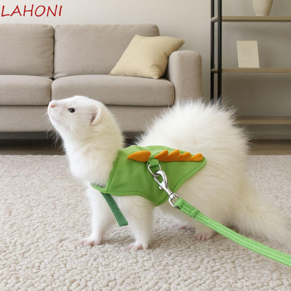 CURTES Ferret Vest Harness, Cartoon Dragon Design Pet Harness Leash ...