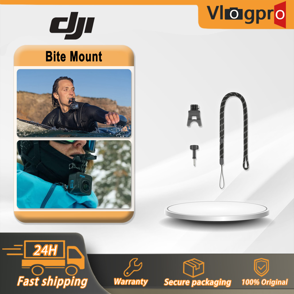 Original DJI Osmo Action Bite Mount for Osmo Action 3/Action 4/Action 5 ...