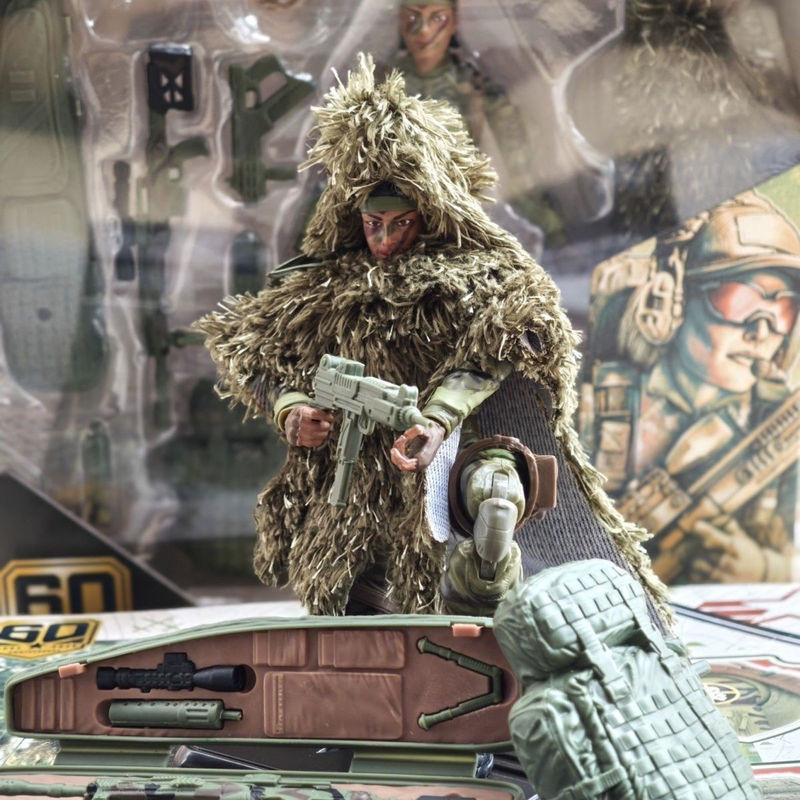 Hasbro gijoe 60th Anniversary Sniper-Figure, [20cm] Female Sniper ...