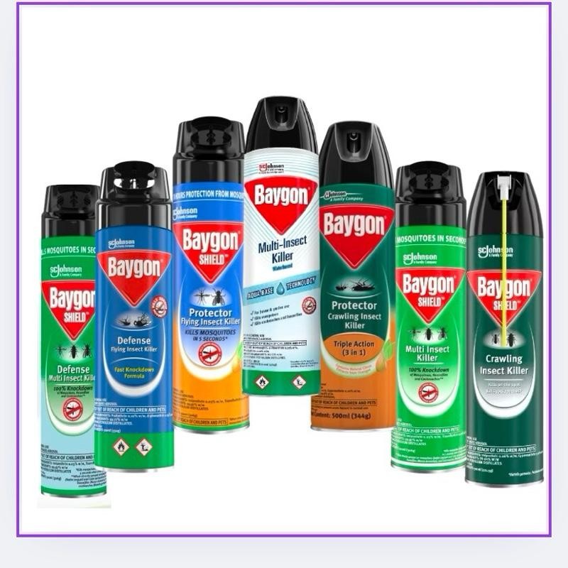 Baygon Spray Protector Multi-Insect Killer All Variants | Shopee ...