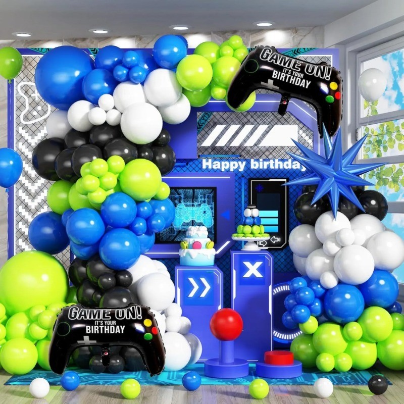 94pcs Video Game Themed Birthday Party Balloons Set with Game ...
