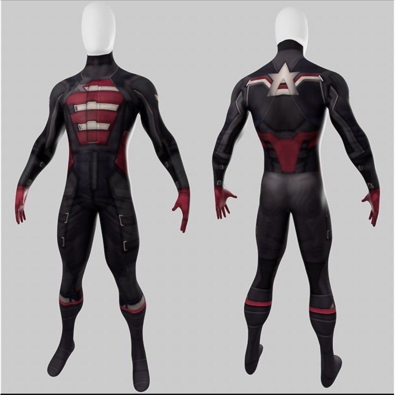 Thunder Agent Team American Secret Agent cos Suit Marvel Movie ...