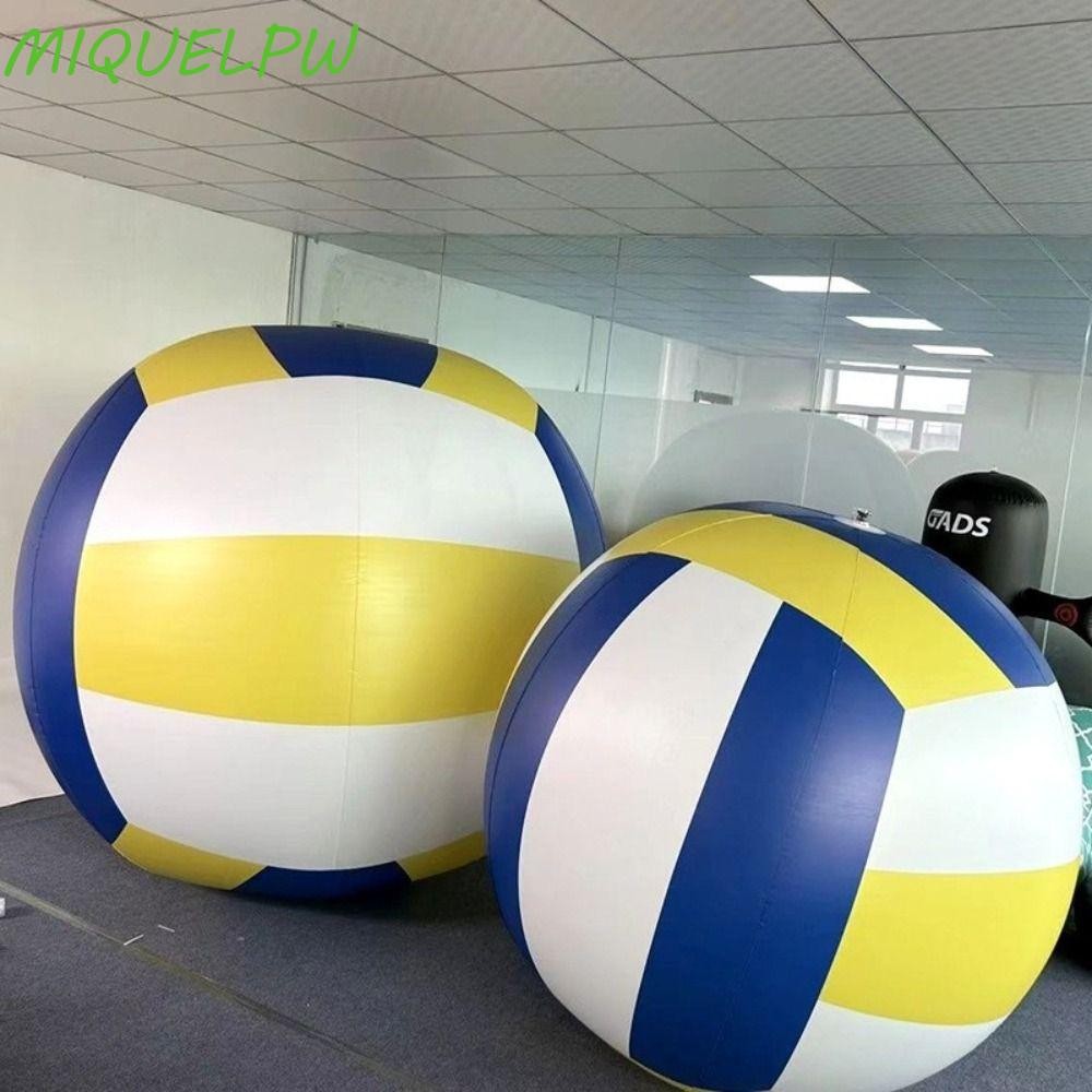 MIQUELPW Inflatable Beach Volleyball, Large Giant PVC Material Beach ...