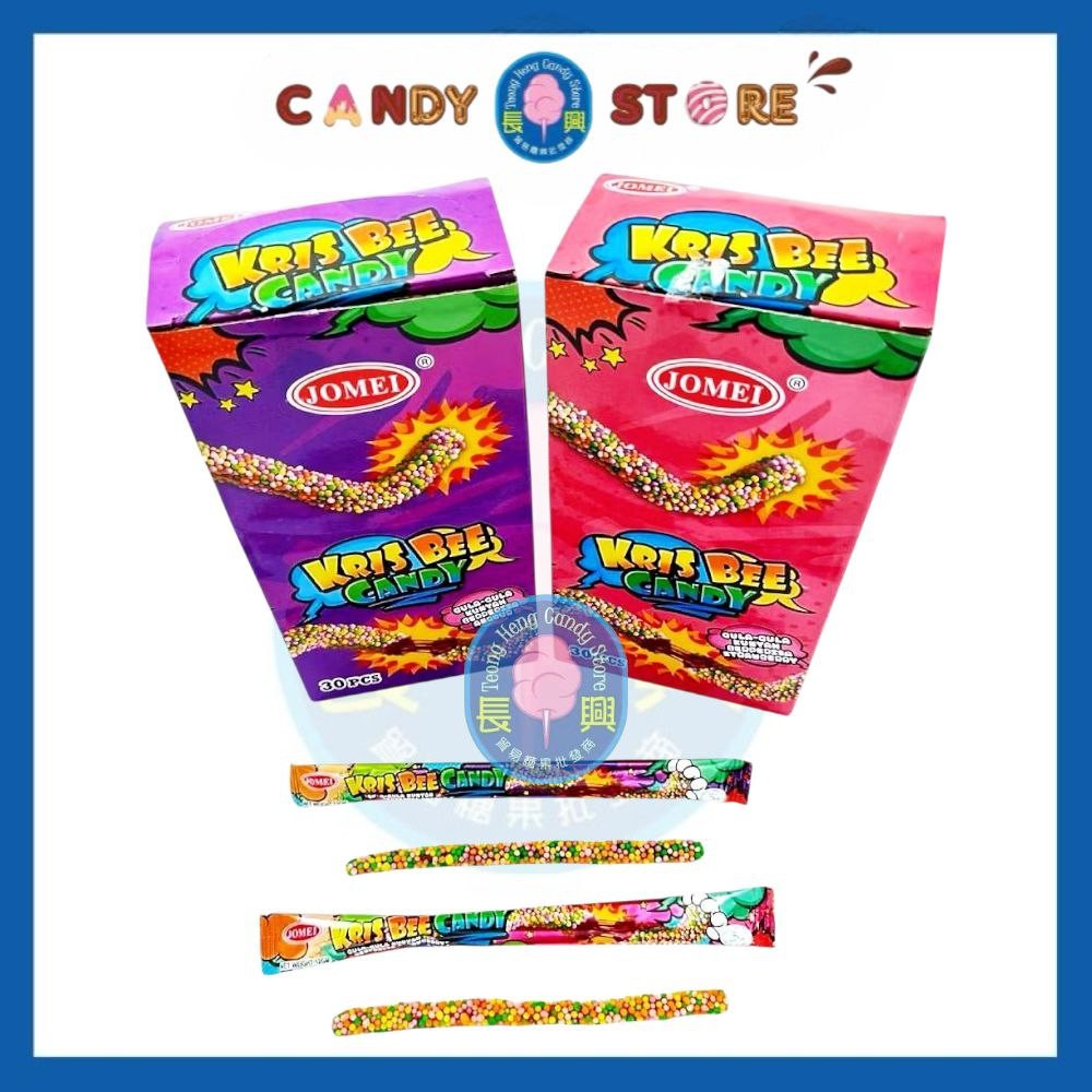 JOMEI Kris Bee Candy HALAL Flavored Chewable Sugar (10pcs/ 30pcs ...