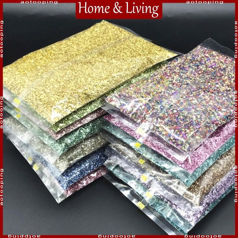 AOTO 50g Crystal Broken Stones Set Crystal Epoxy Resin Filler DIY ...