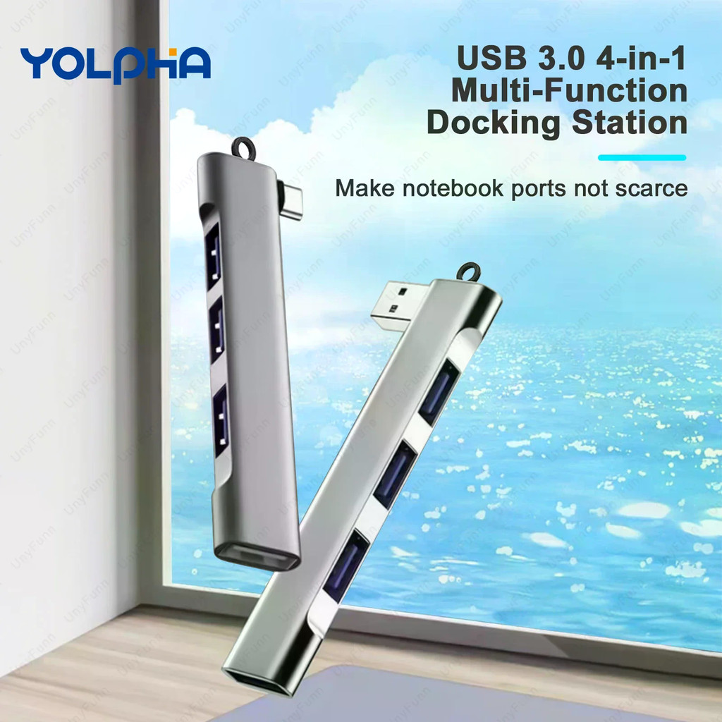4 Ports Hi-Speed HUBs High Speed 4 Port USB 3.0 Multi HUB Splitter ...
