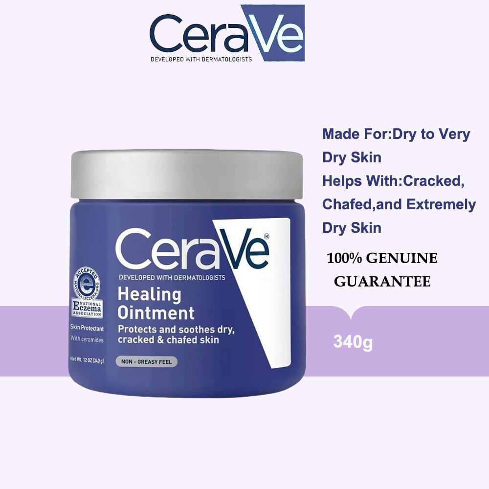 CeraVe Healing Ointment 340g Skin Protectant Soothes Dry Cracked and ...