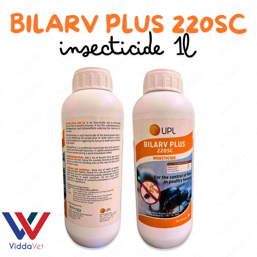 1L BILARV PLUS 220SC Insecticide long-lasting fly control for animal ...