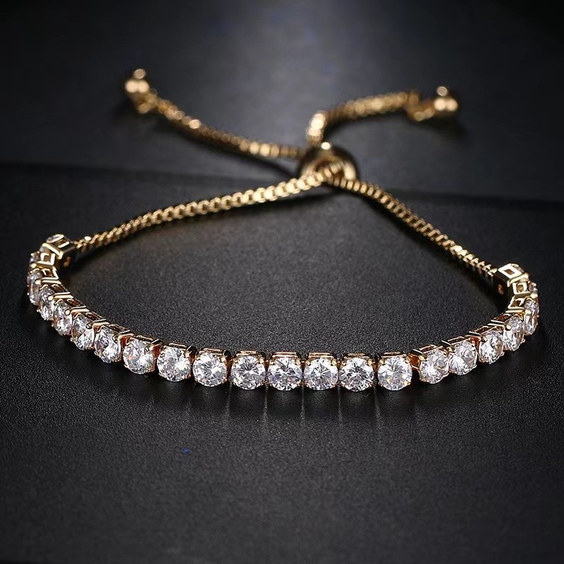 Chain Bracelet High Quality Gold Plated Adjustable Bracelet | Shopee ...