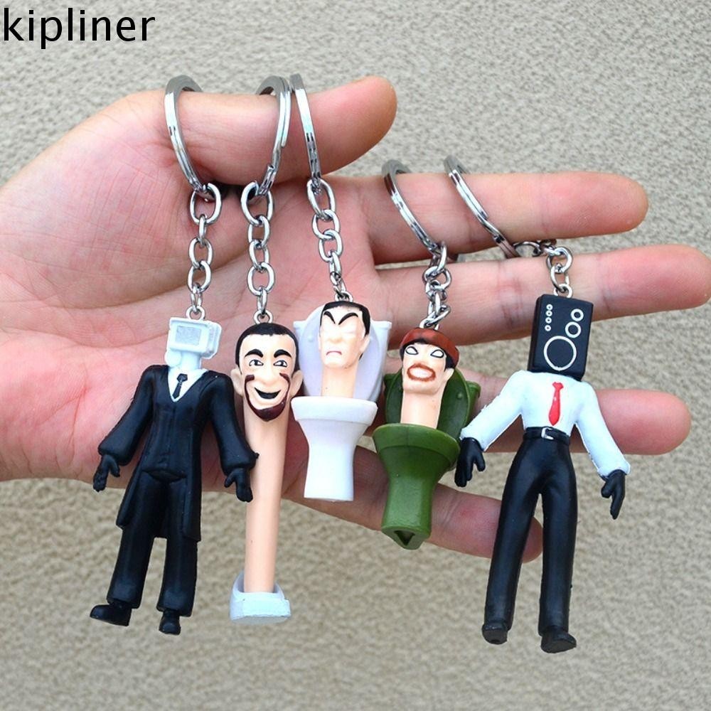 KIPLINER Skibidi Toilet Keychain, Skibidi Toilet Tv Man Camara Man ...