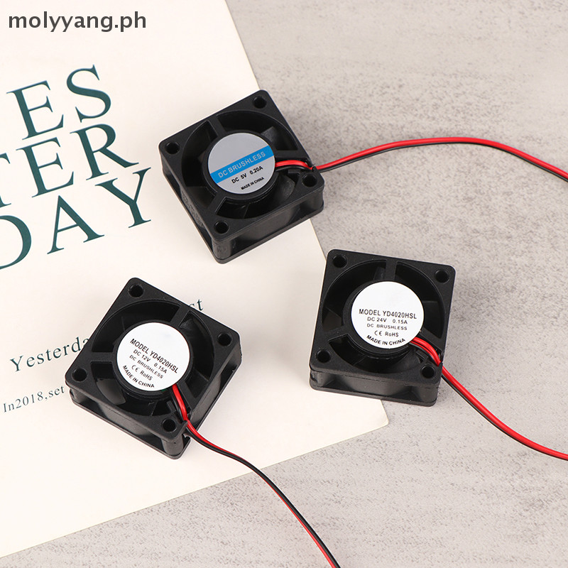 LYN C 5V/12V/24V Computer CPU Cooler Mini Cooling Fan 40MM Small ...
