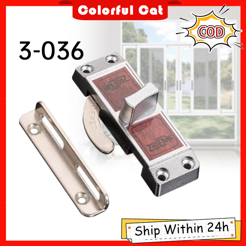 Universal Zinc Alloy Sliding Door Lock Latch Sliding Barn Door Lock ...