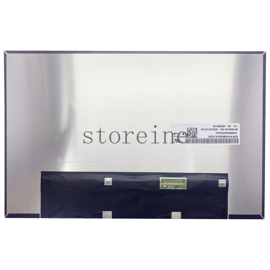 NV140WUM-T07 V3.1 IPS 14.0'' Original Display Replacement Panel Matrix ...