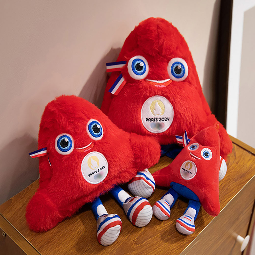 2024 Paris Olympics Mascot The Phryges Plush Doll Sports Mascot Stuffed ...