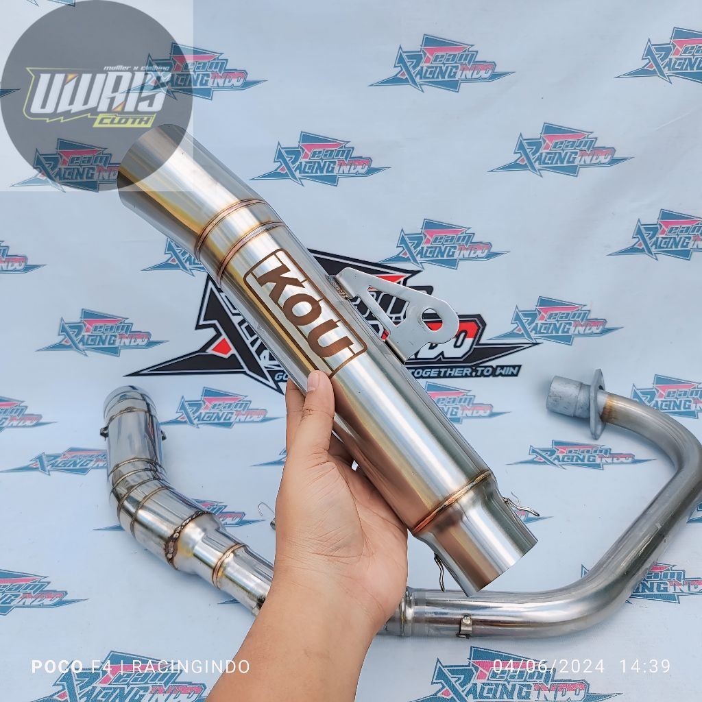 Kou Mahachai super open Spec pipe 51mm for Tmx 125 155 Rusi tc 125 155 ...