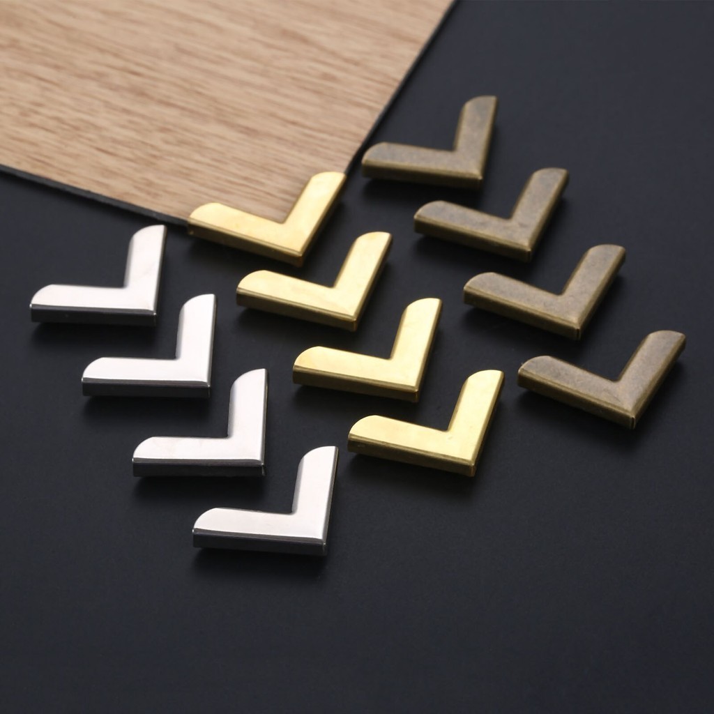 100pcs Metal Corner Protector For Books, Journals,Furniture,Frames ...