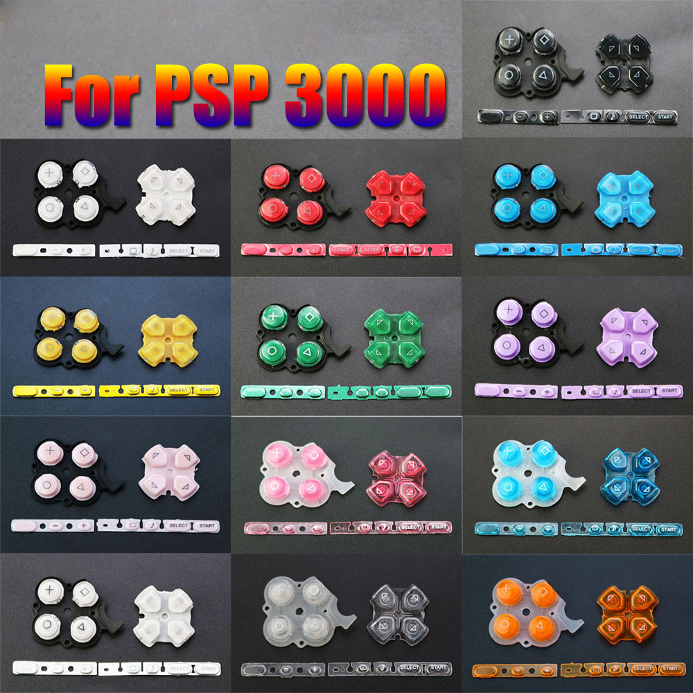 1Set For PSP 3000 Game Console Replacement Left Right Buttons Kit D-pad ...