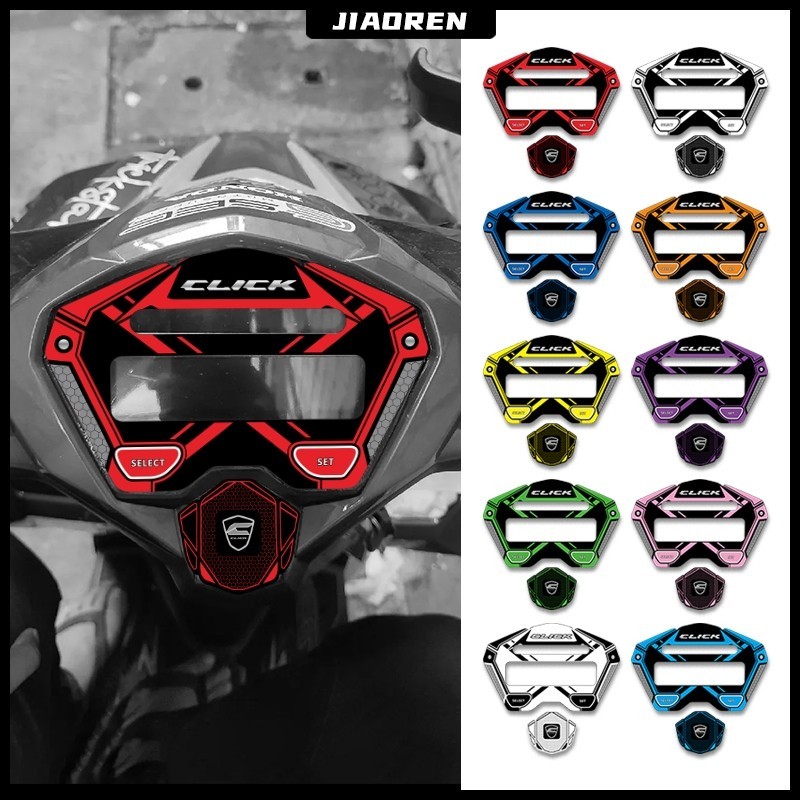 panel sticker click 125 v3 v2 gauge protector printed decals | Shopee ...