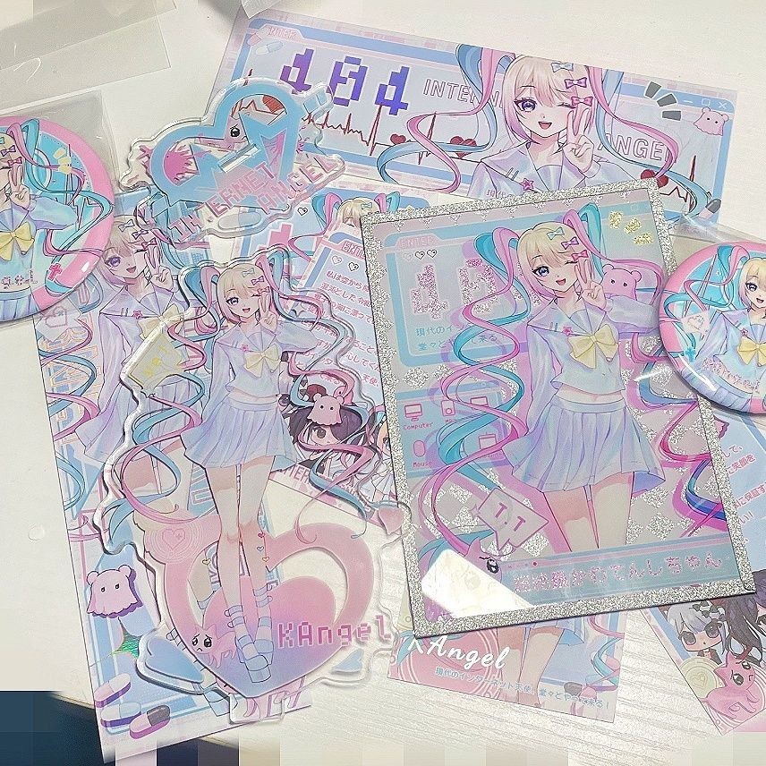 NEEDY GIRL OVERDOSE Gift Toy Figures Acrylic Stand Anime Model Action ...