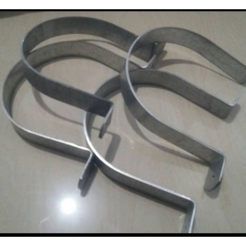 Omega pipe clamps 6" inch thick / plate clamps 6" / clamps for pvc ...