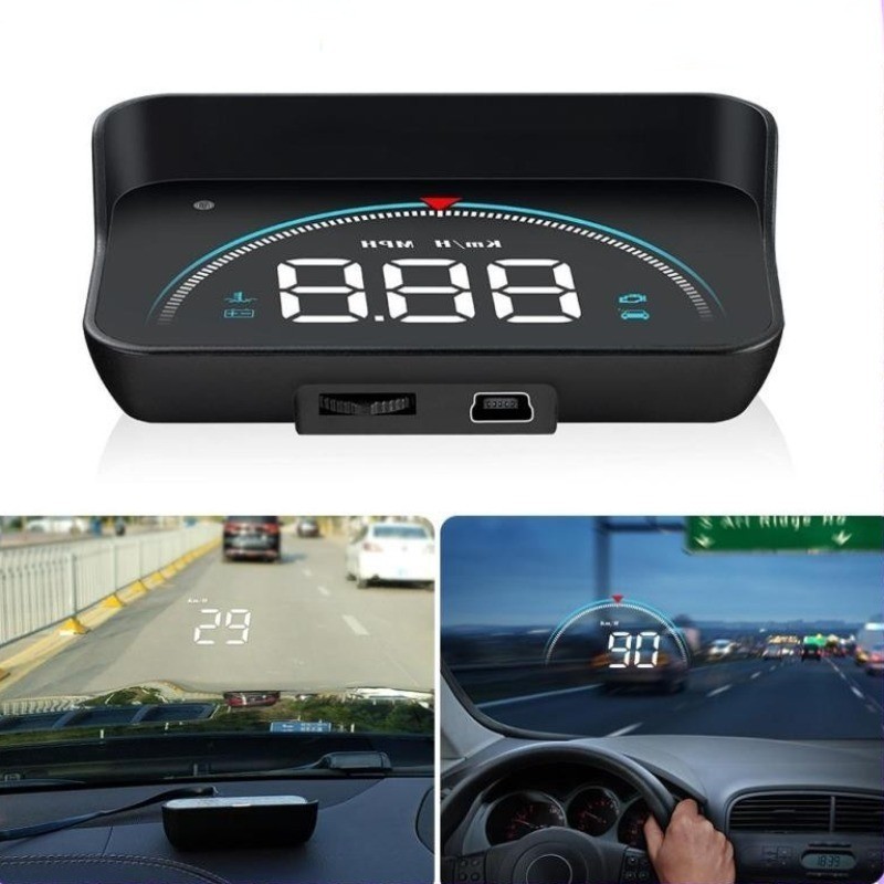 M8 HUD Car Head-up Display obd2 Temperature Meter LED Digital ...