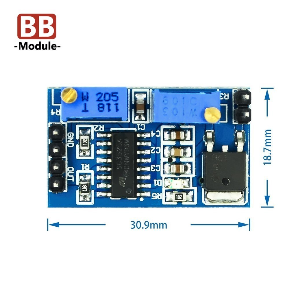 DC 5V 12V SG3525 PWM Controller Module 100HZ-100KHZ Adjustable ...
